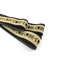 China Good Quality Sustainable Custom Logo Elastic Band Fancy Yarn-Dyed Elastic Webbing Jacquard Elastic Band for sale