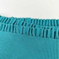 China Fast Delivery Elastic Webbing Shirring Elastic Band Ruffle Ribbon Woven Elastic Band for sale