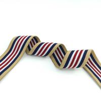 China O E M O D M Factory Directly Supply Green Elastic Ribbon Jacquard Web Band Elastic Stripe Webbing for Headbands for sale