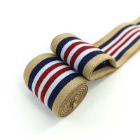 China O E M O D M Factory Directly Supply Green Elastic Ribbon Jacquard Web Band Elastic Stripe Webbing for Headbands for sale