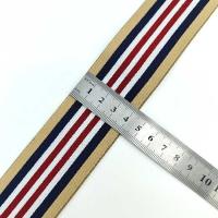 China O E M O D M Factory Directly Supply Green Elastic Ribbon Jacquard Web Band Elastic Stripe Webbing for Headbands for sale
