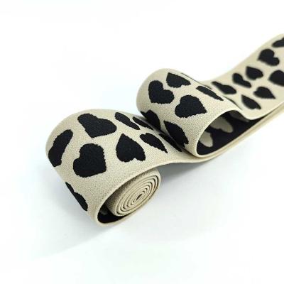 China Free Sample Customized Jacquard Web Band Jacquard Elastic Band for Underwear for sale