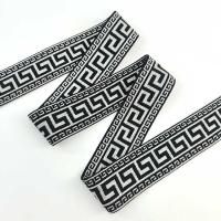 China New Design Black Elastic Web Band Jacquard Elastic Band Elastic Webbing for Clothes for sale