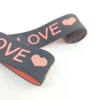 China Guangdong Factory New Design Jacquard Elastic Webbing Web Band Custom Stripe Webbing for sale