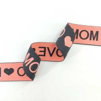 China Guangdong Factory New Design Jacquard Elastic Webbing Web Band Custom Stripe Webbing for sale