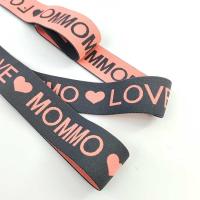 China Guangdong Factory New Design Jacquard Elastic Webbing Web Band Custom Stripe Webbing for sale