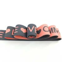 China Guangdong Factory New Design Jacquard Elastic Webbing Web Band Custom Stripe Webbing for sale