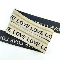 China Free Sample Elastic Strapping Polyester Jacquard Elastic Band Colored Headscarf Elastic Webbing for sale