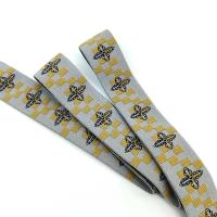 China 4 Day Sample Delivery Unique Design Elastic Webbing Jacquard Elastic Band Textile Accessories for sale
