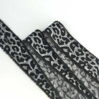 China Fluff Elastic Webbing Customized Letter Web Band Pattern Jacquard Elastic Waistband for Clothes for sale