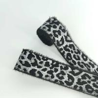 China Fluff Elastic Webbing Customized Letter Web Band Pattern Jacquard Elastic Waistband for Clothes for sale