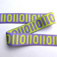 China Elastic Waistband Manufacturer Jacquard Flat Elastic Band Soft Elastic Band Strap for Clothing for sale