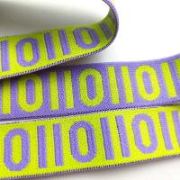 China Elastic Waistband Manufacturer Jacquard Flat Elastic Band Soft Elastic Band Strap for Clothing for sale