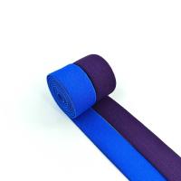 China Different Length Cutting Custom Jacquard Band Adjustable Stretchy Webbing Elastic Band for sale