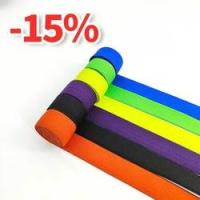 China Fold Over Yarn-dyed Nice Quality Elastic Band Stretchy Knitting Band Elastic Band for Clothes for sale