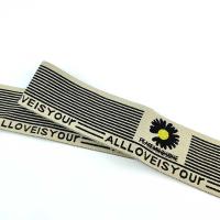 China Guangzhou Globe Garment Accessories Jacquard Pattern Elastic Band Jacquard Elastic Label Band Jacquard Elastic Hairband for sale