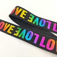 China Fast Delivery Trendy Elastic Web Band Stretchable Jacquard Webbing Adjustable Fancy Trim Elastic Waistband for Women for sale