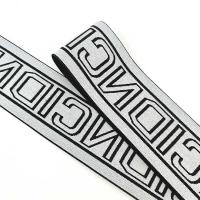 China High Elasticity Trendy Pattern Stretchable Nylon Bands Stripe Elastic Trim Ribbon for Ladies for sale