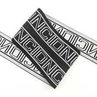 China High Elasticity Trendy Pattern Stretchable Nylon Bands Stripe Elastic Trim Ribbon for Ladies for sale