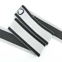 China Factory Direct Supply Fancy Stretchy Polyester Waistband Yarn-dyed Elastic Trim Bands for Clothes for sale