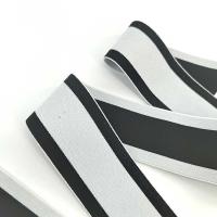 China Factory Direct Supply Fancy Stretchy Polyester Waistband Yarn-dyed Elastic Trim Bands for Clothes for sale