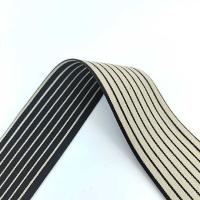 China Buckle Free Belt Latex Material Elastic Jacquard Fitness Elastic Webbing Custom Spandex Trim Band for sale