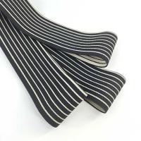 China Buckle Free Belt Latex Material Elastic Jacquard Fitness Elastic Webbing Custom Spandex Trim Band for sale
