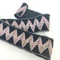 China Beautiful Eco-friendly Invisible Waistband Resistance Webbing High Quality Zigzag Elastic Trim Band for sale