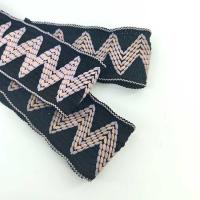 China Beautiful Eco-friendly Invisible Waistband Resistance Webbing High Quality Zigzag Elastic Trim Band for sale