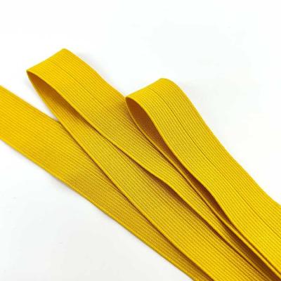 China Colorful Eco-friendly Invisible Waistband Soft Stretchy Webbing High Quality Elastic Trim Band for Clothes for sale