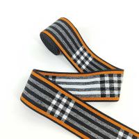 China Elasticated Yarn-dyed Elastic Band Well Made Stretchable Waistbands Elastic Jacquard Band for Ladies for sale