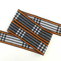China Elasticated Yarn-dyed Elastic Band Well Made Stretchable Waistbands Elastic Jacquard Band for Ladies for sale