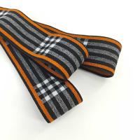 China Elasticated Yarn-dyed Elastic Band Well Made Stretchable Waistbands Elastic Jacquard Band for Ladies for sale