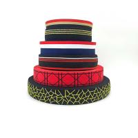 China High Quality Stretchy Elastic Webbing Jacquard Tape Elastic Trim Bands for Hats for sale