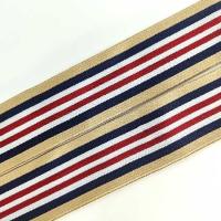 China Stripe Material Sports Elastic Band Webbing Custom Spandex Band for sale