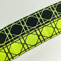 China Custom Stretch Jacquard Elastic Webbing Full Range Colors For Clothing for sale