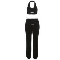 China Summer Custom Logo Tank Crop Top with Shorts Jogger Set Tracksuit Two Piece Set for Women Clothing for sale