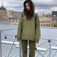 China High Quality Women Turn Collar Style Women Tracksuit for Jogging / Casual Women Track Suit for sale