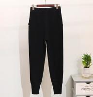 China High Quality Sequins Flower Long-Sleeved Knitwear Sweater Casual Pants 2 Piece Knit Set Women Autumn and Winter Tracksuit for sale