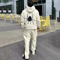 China 100% Cotton Custom Sweat Suits Two Piece Oversized Men Hoodie French Terry Oversized Puff Print Tracksuit for Men for sale