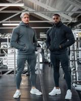 China Outdoor Sport Gym Sets Men Sportswear Tracksuits Two Piece Set Hoodies Men&prime;s Fitness Suit for sale