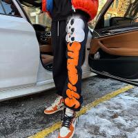 China Custom Flared Puff Printing Stacked Sweat Suits Slim Fit Puff Print Men Tracksuit Sweatsuit for sale