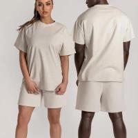 China Customized Women Summer 2 Piece Tracksuit Short Set Unisex Sweatsuit Printed Short Sleeve Summer Shorts T Shirt Set for Men for sale