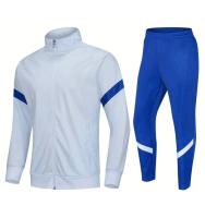 China Custom Soccer Tracksuit Jacket Sport Training Tracksuit Quick Dry Men 2 Piece Set Football Jacket for sale