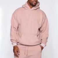 China Custom Cotton Sports Plus Size Men&prime;s Jogger Sweatsuit Gym Plain Fleece Winter Pink Jogging Hoodies Tracksuits Apparel Set for sale