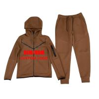 China Custom Logo OEM Fleece Jogging Set Gym Sports Zipper up Hoodie Jogger Women Sweat Tracksuits for sale