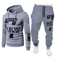 China Plus Size Outdoor Sport Men Sportswear Tracksuits Men 2 Piece Set Sweatpants and Hoodie Sets for sale