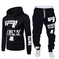China Plus Size Outdoor Sport Men Sportswear Tracksuits Men 2 Piece Set Sweatpants and Hoodie Sets for sale