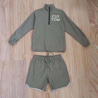 China Custom Logo Polyester Men Oversized Windbreaker Woman Clothing Shorts Sport Training Set Sports 2023 Hoodie Tracksuits for Man for sale