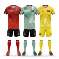 China Healy Sportswear Men Soccer Wear Customized Youth Soccer Jersey with Logo and Numbers Sublimated Soccer Uniforms for sale
